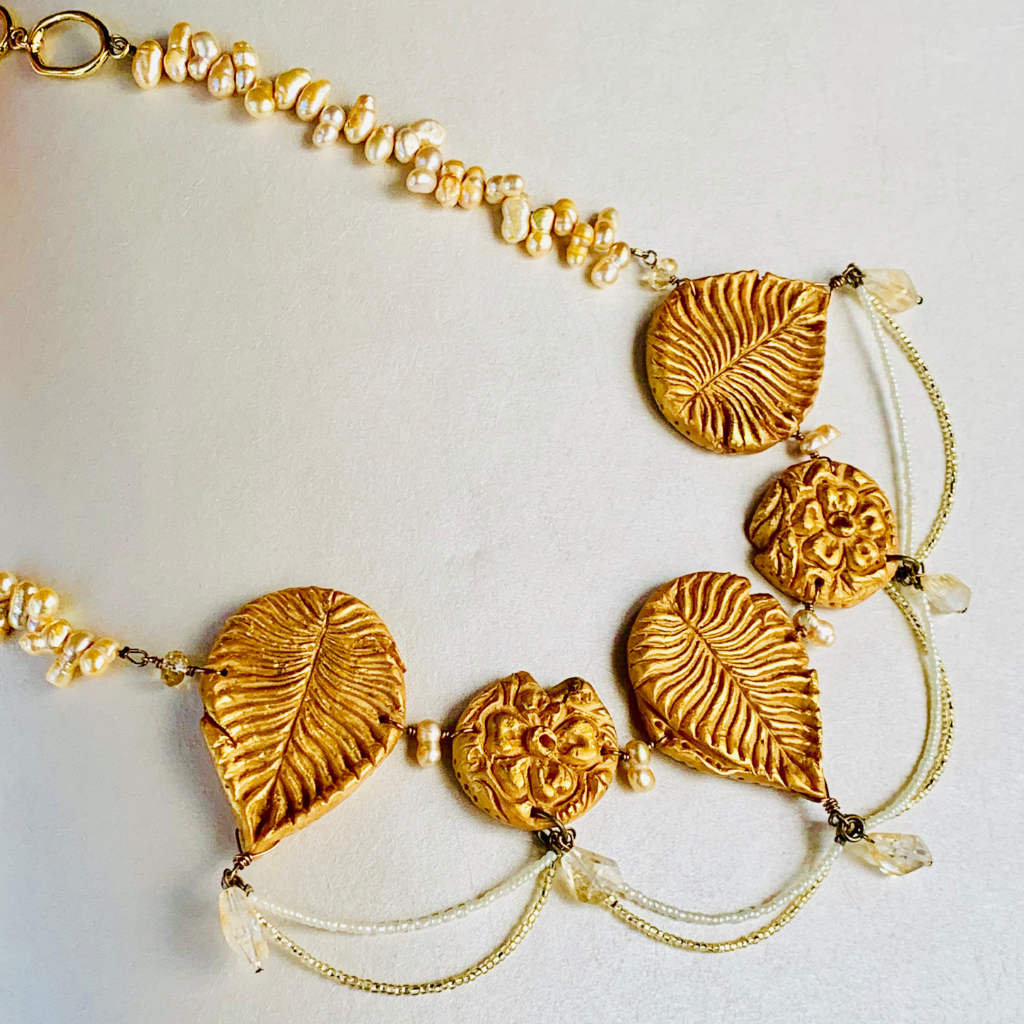 Golden Aura Necklace | Fashion Statement Necklaces | Amita Bhalla