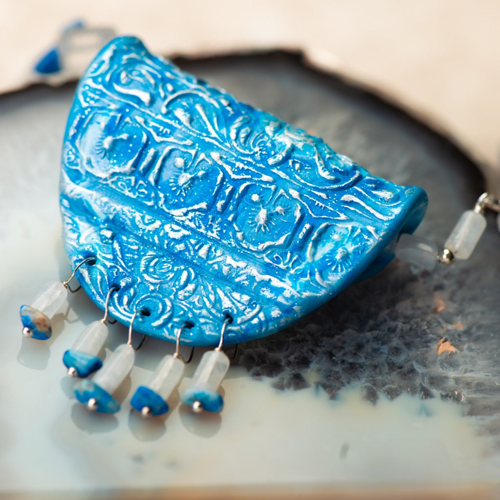 Serendipity in Santorini | Fashion Statement Necklaces | Amita Bhalla